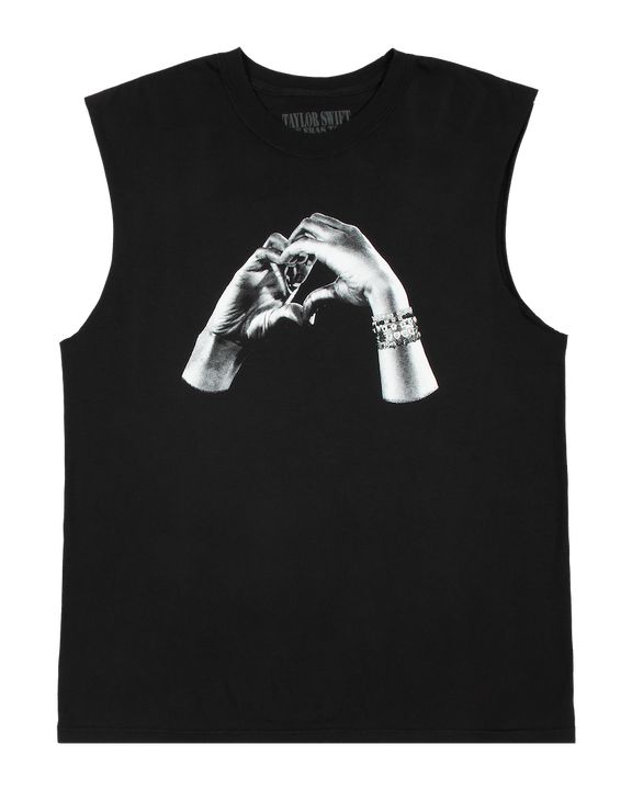 Taylor Swift | The Eras Tour Heart Hands Oversized Muscle Tank | Taylor ...