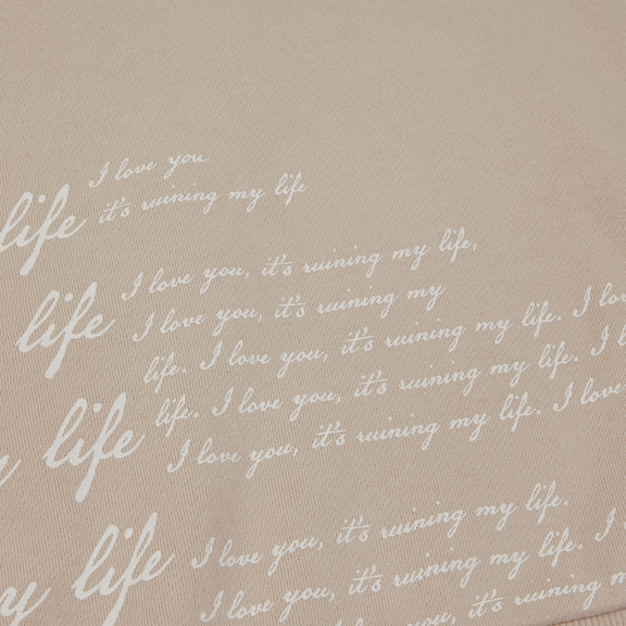 I Love You It's Ruining My Life Boxy Cropped Crewneck | Taylor Swift ...